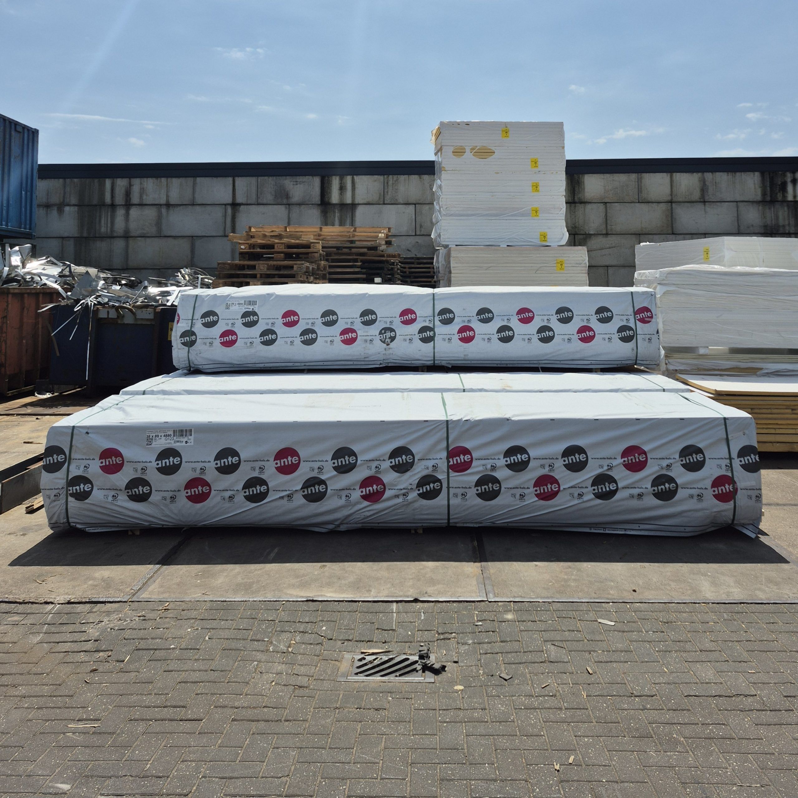 Vuren balk geschaafd SLS 38x89x4880 mm